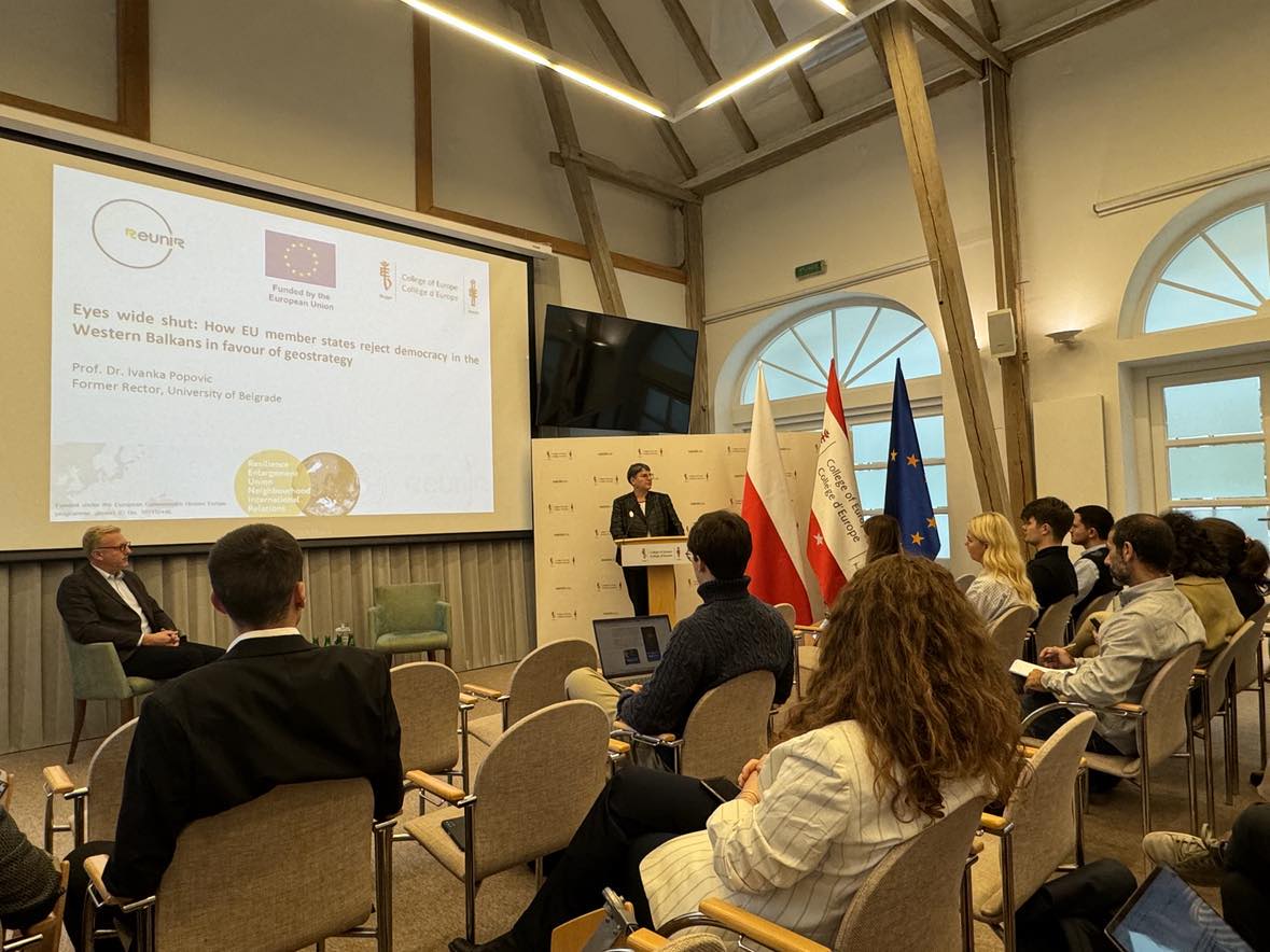 High-level lecture by Prof. Ivanka Popovic – REUNIR